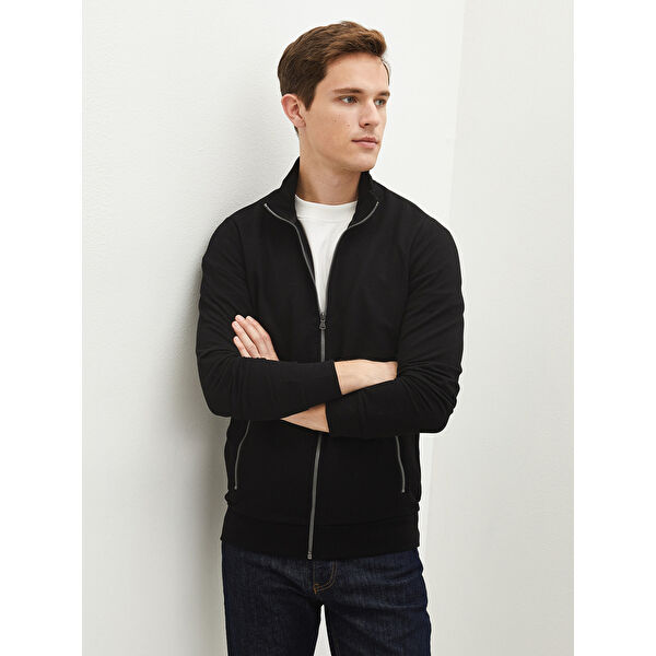 LCW BASIC Rahat Kalıp Dik Yaka Uzun Kollu Erkek Hırka LCW BASIC Rahat Kalıp Dik Yaka Uzun Kollu Erkek Hırka