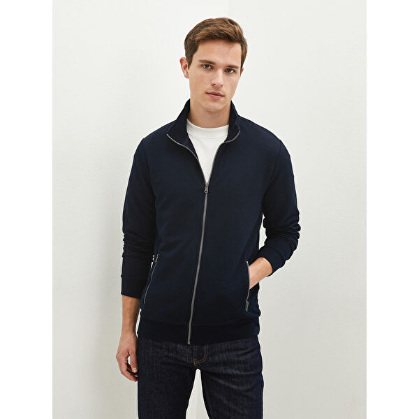 LCW BASIC Rahat Kalıp Dik Yaka Uzun Kollu Erkek Hırka LCW BASIC Rahat Kalıp Dik Yaka Uzun Kollu Erkek Hırka