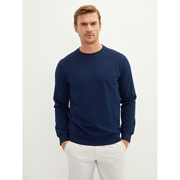 LCW BASIC Bisiklet Yaka Uzun Kollu Kalın Erkek Sweatshirt LCW BASIC Bisiklet Yaka Uzun Kollu Kalın Erkek Sweatshirt