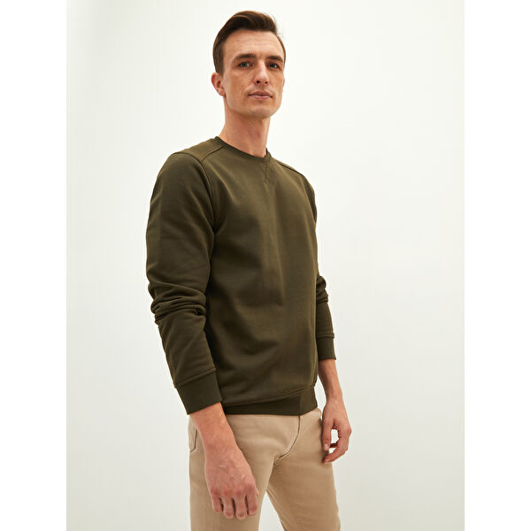 LCW BASIC Bisiklet Yaka Uzun Kollu Kalın Erkek Sweatshirt LCW BASIC Bisiklet Yaka Uzun Kollu Kalın Erkek Sweatshirt