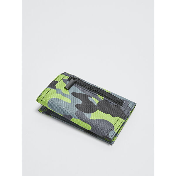 Erkek Çocuk Kamuflaj Desenli Cüzdan