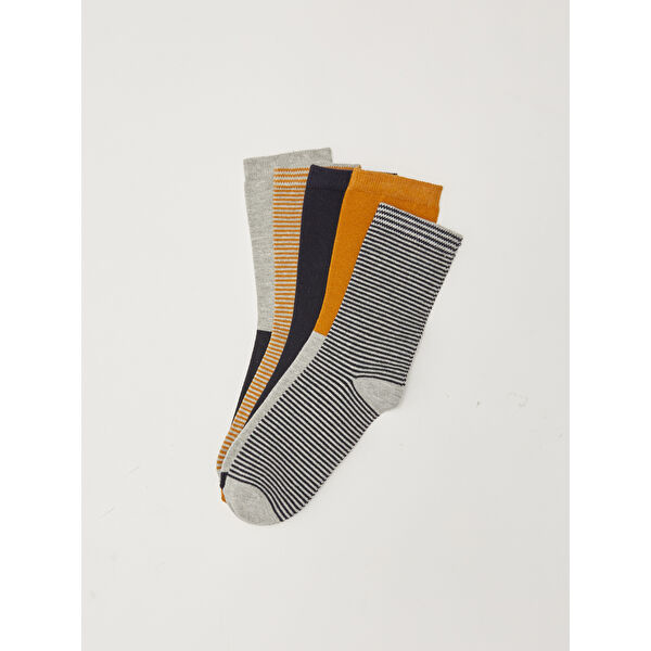 Çizgili Erkek Çocuk Soket Çorap 5'li