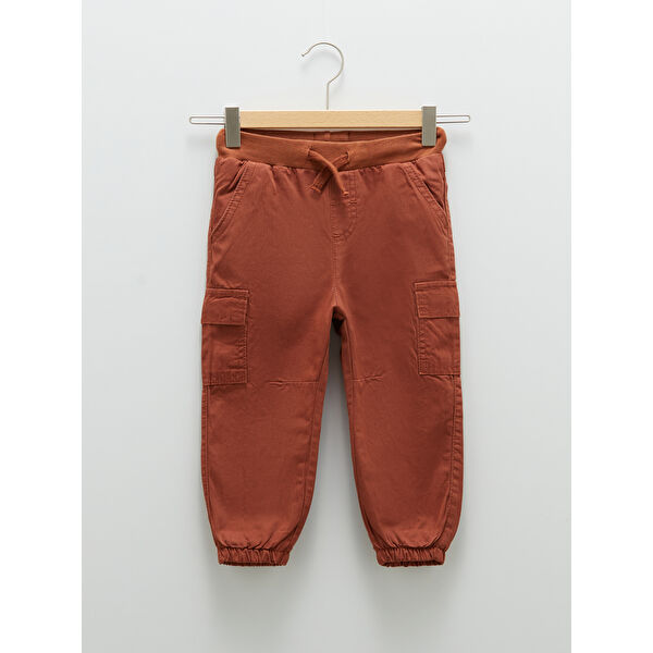 Beli Lastikli Basic Pamuklu Erkek Bebek Jogger Pantolon Beli Lastikli Basic Pamuklu Erkek Bebek Jogger Pantolon