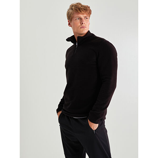 LCW SPORTS Standart Kalıp Dik Yaka Polar Erkek Spor Hırka LCW SPORTS Standart Kalıp Dik Yaka Polar Erkek Spor Hırka