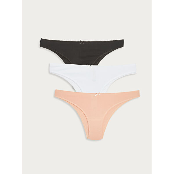 LCW DREAM Fiyonk Detaylı Klasik Külot 3'lü Paket LCW DREAM Fiyonk Detaylı Klasik Külot 3'lü Paket