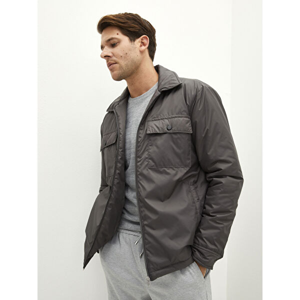 LCW VISION Slim Fit Gömlek Yaka Erkek Ceket