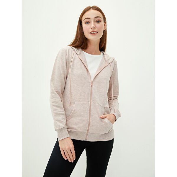 LCW BASIC Kapüşon Yaka Düz Uzun Kollu Kadın Hırka LCW BASIC Kapüşon Yaka Düz Uzun Kollu Kadın Hırka