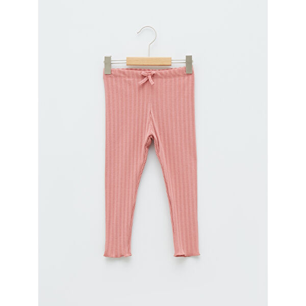 Beli Lastikli Basic Kız Bebek Tayt