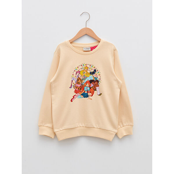 Bisiklet Yaka Winx Club Baskılı Uzun Kollu Kız Çocuk Sweatshirt Bisiklet Yaka Winx Club Baskılı Uzun Kollu Kız Çocuk Sweatshirt