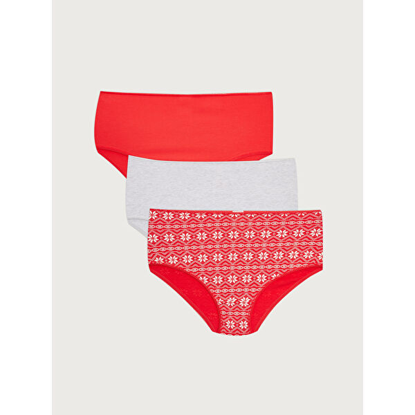 LCW DREAM Desenli Klasik Külot 3'lü Paket LCW DREAM Desenli Klasik Külot 3'lü Paket