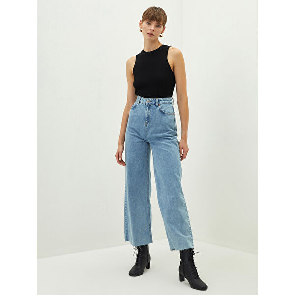 Bisiklet Yaka Düz Kolsuz Kadın Triko Kazak Bisiklet Yaka Düz Kolsuz Kadın Triko Kazak