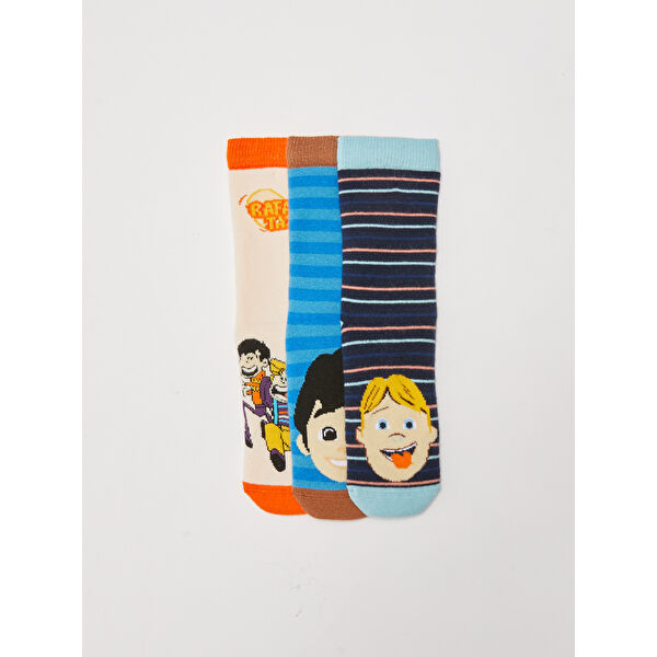 Rafadan Tayfa Desenli Erkek Çocuk Havlu Soket Çorap 3'lü Rafadan Tayfa Desenli Erkek Çocuk Havlu Soket Çorap 3'lü