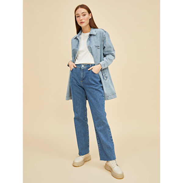 Skinny Fit Cep Detaylı Kadın Rodeo Jean Pantolon Skinny Fit Cep Detaylı Kadın Rodeo Jean Pantolon
