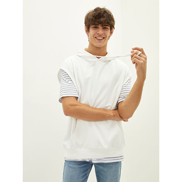 LCW CASUAL Kapüşonlu Basic Kalın Erkek Sweatshirt