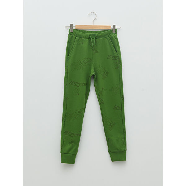 Beli Lastikli Kral Şakir Baskılı Erkek Çocuk Jogger Eşofman Altı