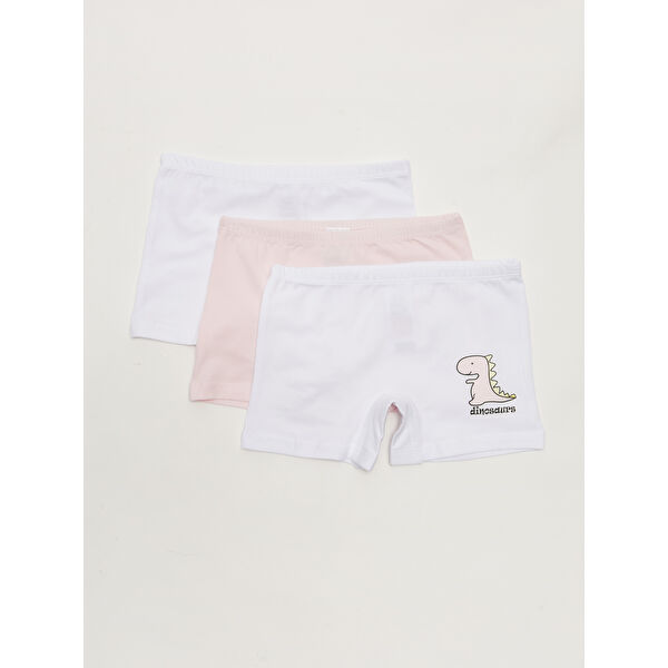 Pamuklu Kız Çocuk Boxer 3'lü Pamuklu Kız Çocuk Boxer 3'lü