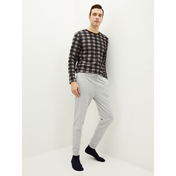 Standart Kalıp Erkek Jogger Pijama Alt