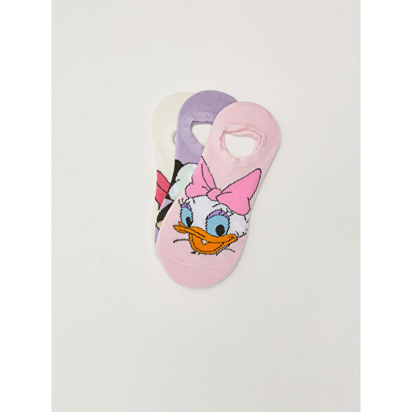 Minnie Mouse Desenli Kız Çocuk Patik Çorap 3'lü Minnie Mouse Desenli Kız Çocuk Patik Çorap 3'lü