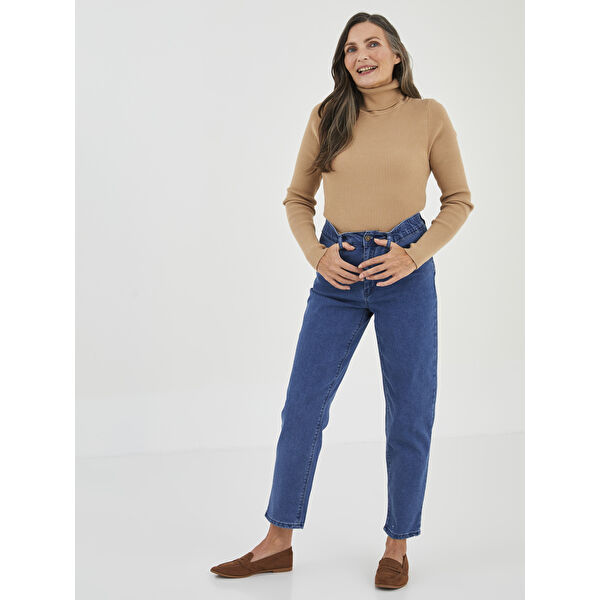 LCW GRACE Skinny Fit Cep Detaylı Kadın Jean Pantolon