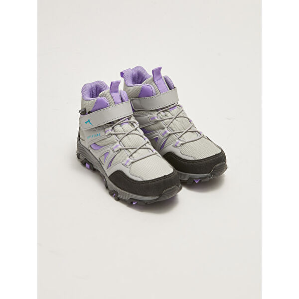 Bağcık ve Cırt Cırtlı Su Geçirmez Kız Çocuk Trekking Bot Bağcık ve Cırt Cırtlı Su Geçirmez Kız Çocuk Trekking Bot