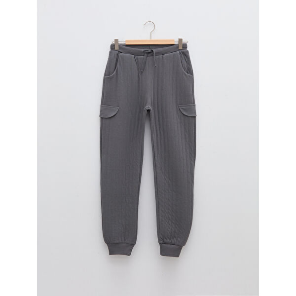 Beli Lastikli Basic Erkek Çocuk Jogger Eşofman Altı Beli Lastikli Basic Erkek Çocuk Jogger Eşofman Altı