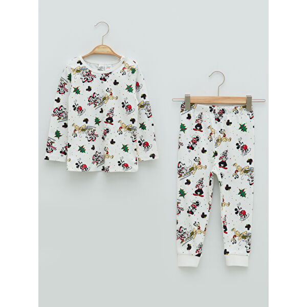Bisiklet Yaka Uzun Kollu Pamuklu Disney Baskılı Erkek Bebek Pijama Takımı Bisiklet Yaka Uzun Kollu Pamuklu Disney Baskılı Erkek Bebek Pijama Takımı