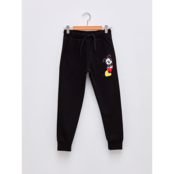 Beli Lastikli Mickey Mouse Baskılı Erkek Çocuk Jogger Eşofman Altı Beli Lastikli Mickey Mouse Baskılı Erkek Çocuk Jogger Eşofman Altı