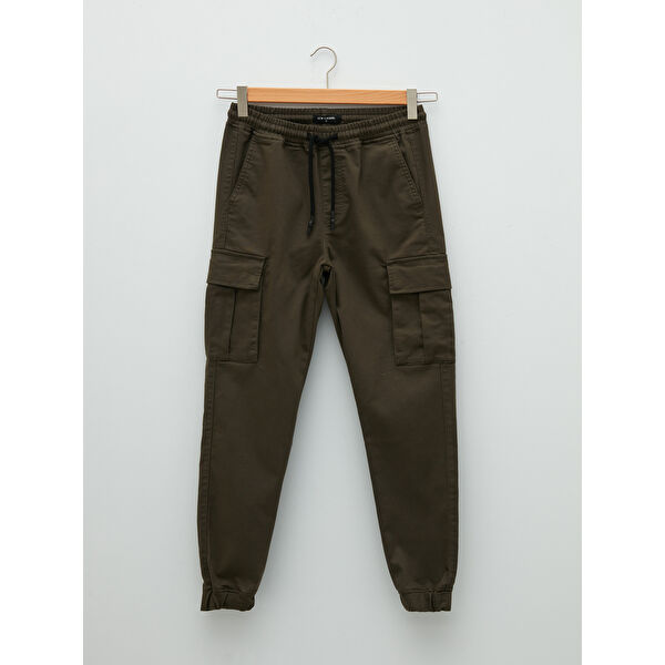 Slim Fit Gabardin Erkek Kargo Pantolon Slim Fit Gabardin Erkek Kargo Pantolon