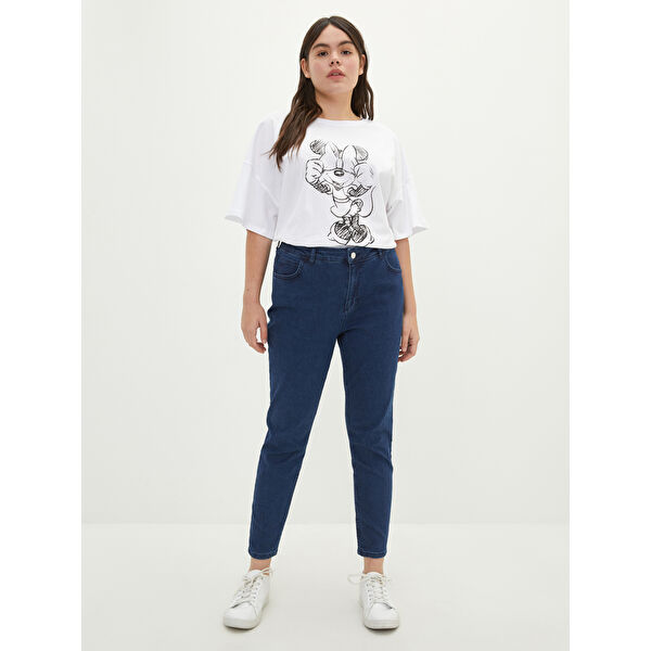 Büyük Beden Normal Bel Skinny Fit Cep Detaylı Kadın Rodeo Jean Pantolon Büyük Beden Normal Bel Skinny Fit Cep Detaylı Kadın Rodeo Jean Pantolon