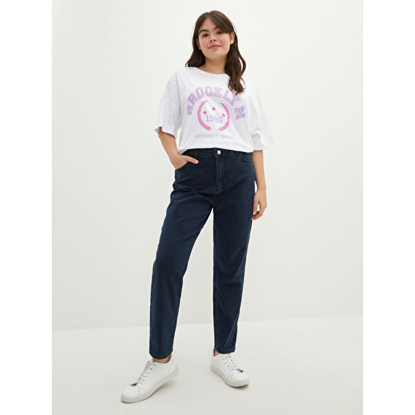 Büyük Beden Yüksek Bel Skinny Fit Cep Detaylı Kadın Rodeo Jean Pantolon Büyük Beden Yüksek Bel Skinny Fit Cep Detaylı Kadın Rodeo Jean Pantolon