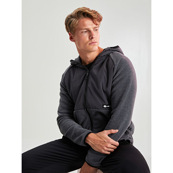 LCW SPORTS Standart Kalıp Kapüşonlu Erkek Spor Hırka LCW SPORTS Standart Kalıp Kapüşonlu Erkek Spor Hırka