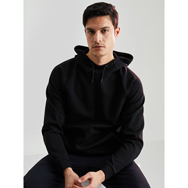 Outdoor Kapüşonlu Uzun Kollu Erkek Sweatshirt