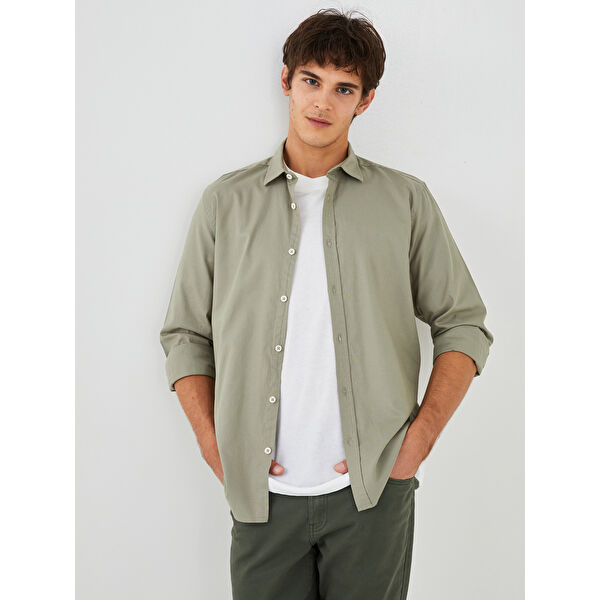 Regular Fit Uzun Kollu Oxford Erkek Gömlek Regular Fit Uzun Kollu Oxford Erkek Gömlek