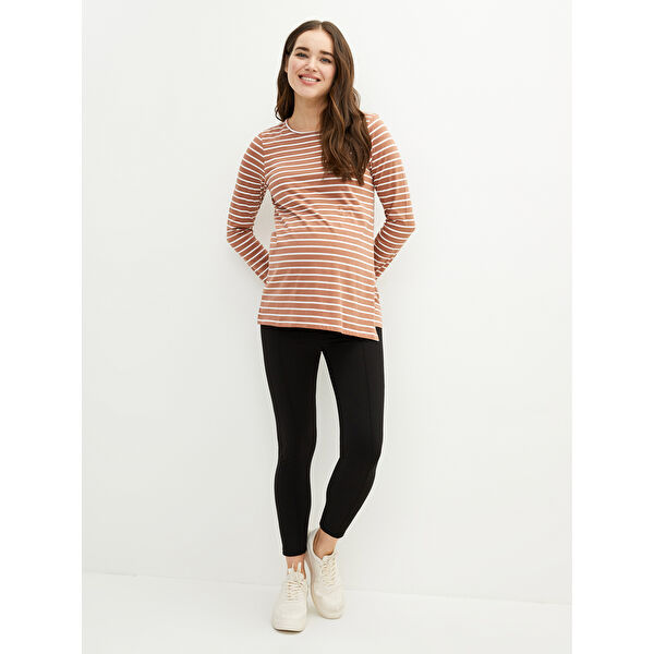 Karın Panelli Düz Hamile Tayt Pantolon Karın Panelli Düz Hamile Tayt Pantolon