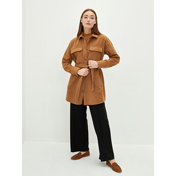 Gömlek Yaka Cep Detaylı Uzun Kollu Oversize Gabardin Kumaş Kadın Tunik Gömlek Yaka Cep Detaylı Uzun Kollu Oversize Gabardin Kumaş Kadın Tunik