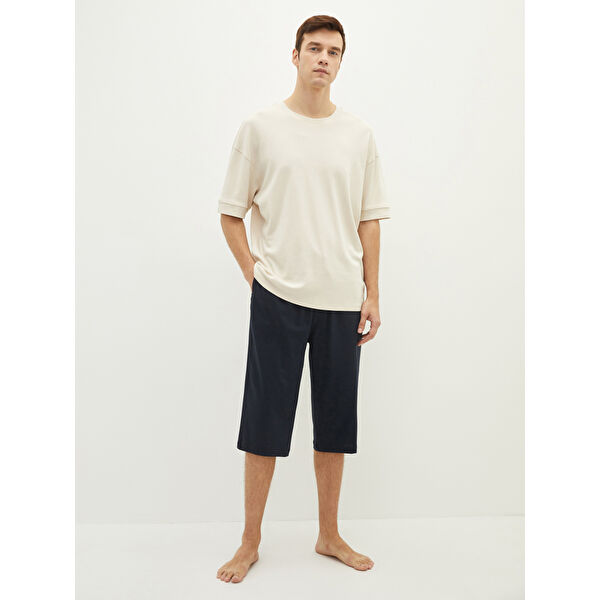 Standart Kalıp Erkek Pijama Alt Şort Standart Kalıp Erkek Pijama Alt Şort