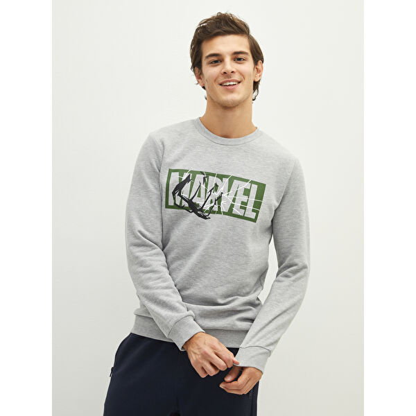 LCW CASUAL Kapüşonlu Uzun Kollu Marvel Baskılı Kalın Erkek Sweatshirt LCW CASUAL Kapüşonlu Uzun Kollu Marvel Baskılı Kalın Erkek Sweatshirt