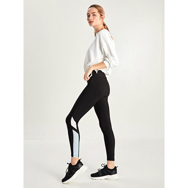 LCW ACTIVE Beli Lastikli Renk Bloklu Kadın Spor Tayt LCW ACTIVE Beli Lastikli Renk Bloklu Kadın Spor Tayt