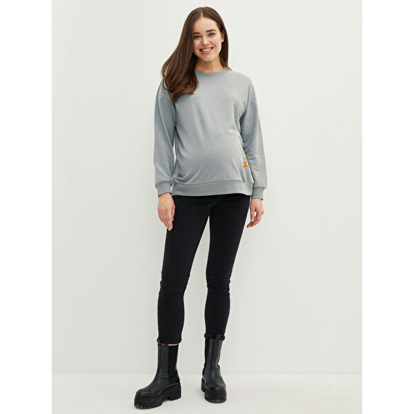 Karın Panelli Mom Fit Cep Detaylı Hamile Rodeo Jean Pantolon Karın Panelli Mom Fit Cep Detaylı Hamile Rodeo Jean Pantolon
