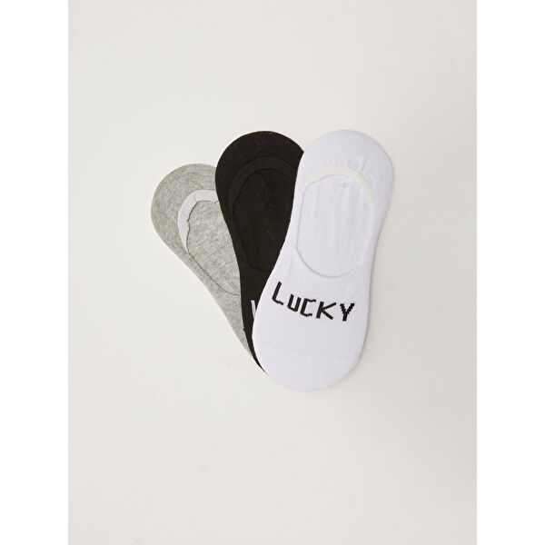 Baskılı Kadın Babet Çorap 3'lü Paket Baskılı Kadın Babet Çorap 3'lü Paket