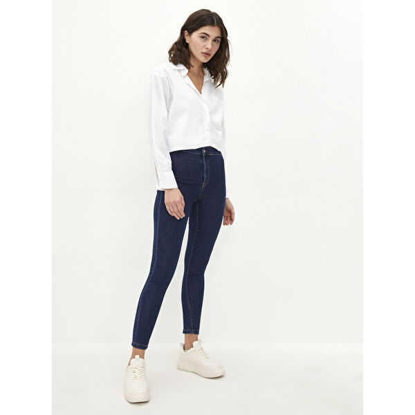 Yüksek Bel Süper Skinny Cep Detaylı Rodeo Kadın Jean Pantolon Yüksek Bel Süper Skinny Cep Detaylı Rodeo Kadın Jean Pantolon