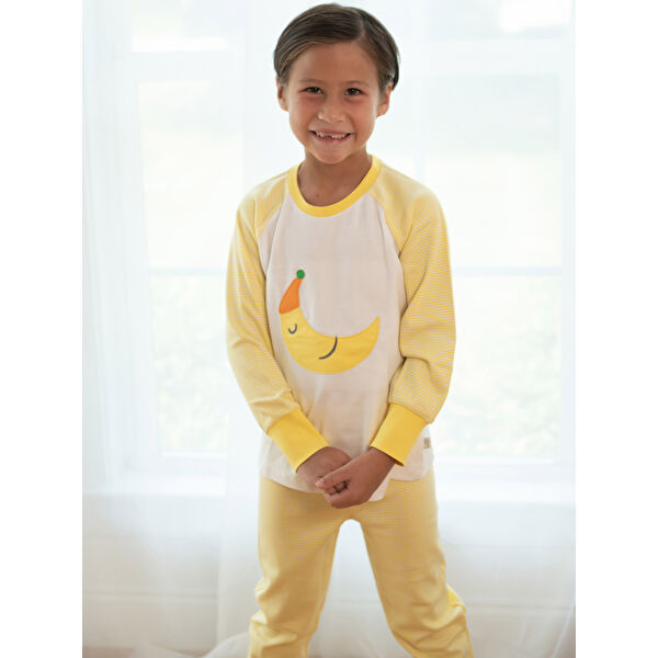 Organik Pamuklu Baskılı Pijama Takımı Organik Pamuklu Baskılı Pijama Takımı