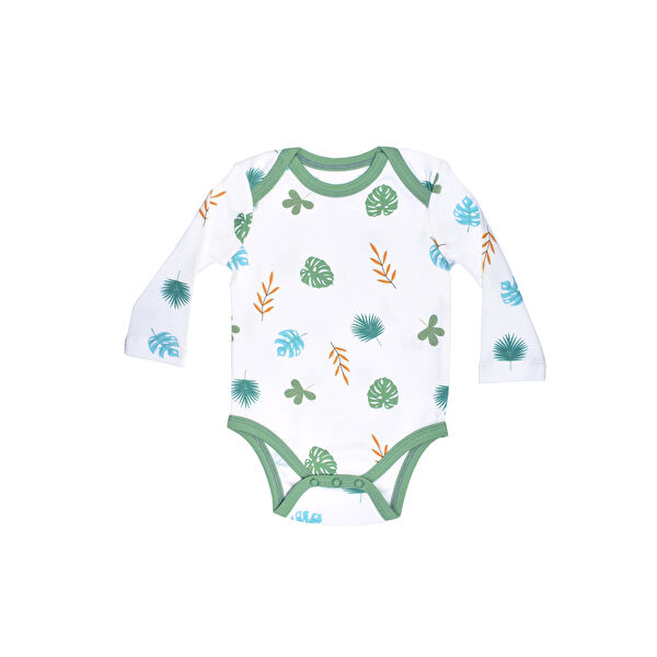 Organik Pamuklu Baskılı Çıtçıtlı Body Organik Pamuklu Baskılı Çıtçıtlı Body