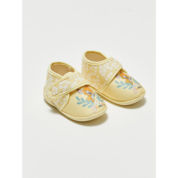 Bambi Lisanslı Cırt Cırtlı Kız Bebek Panduf Bambi Lisanslı Cırt Cırtlı Kız Bebek Panduf