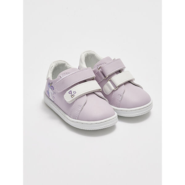 Cırt Cırtlı Kız Bebek Yürüme Öncesi Ayakkabısı