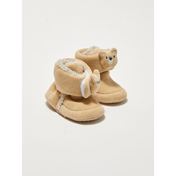 Aplike Detaylı Cırt Cırtlı Yürüme Öncesi Erkek Bebek Ev Botu Aplike Detaylı Cırt Cırtlı Yürüme Öncesi Erkek Bebek Ev Botu