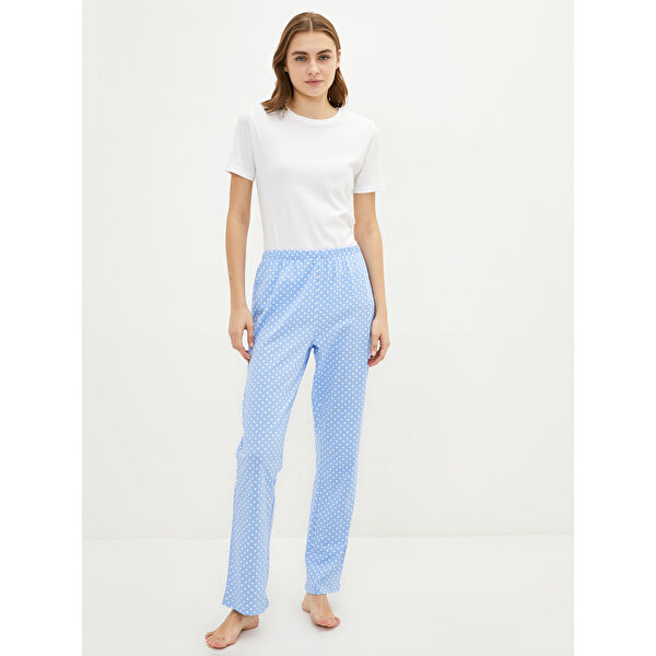 Beli Lastikli Puantiyeli Kadın Pijama Alt Beli Lastikli Puantiyeli Kadın Pijama Alt