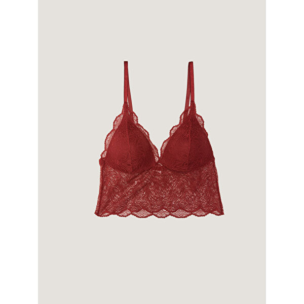 Dantelli Ayarlanabilir Askılı Bralet Sütyen Dantelli Ayarlanabilir Askılı Bralet Sütyen