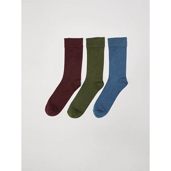 Erkek Bambu Soket Çorap 3'lü