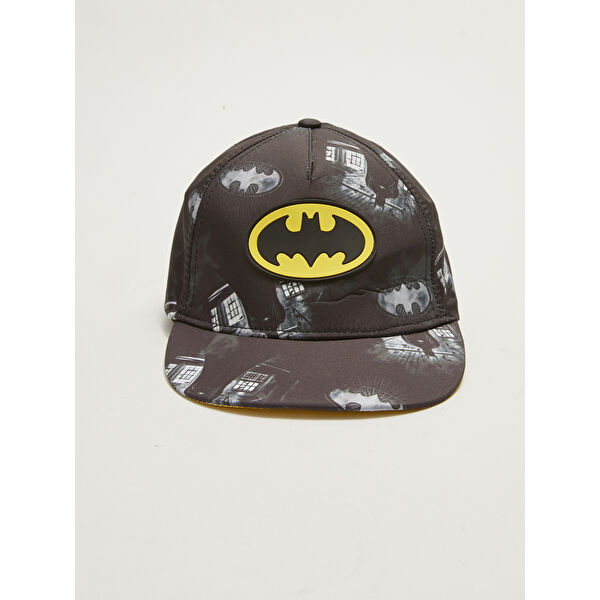 Erkek Çocuk Batman Lisanslı Baskılı Hip Hop Şapka